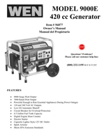 Wen Generator manuals